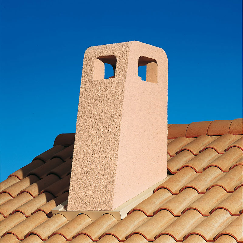 Sortie de toit provence Cheminées Poujoulat | Les Matériaux